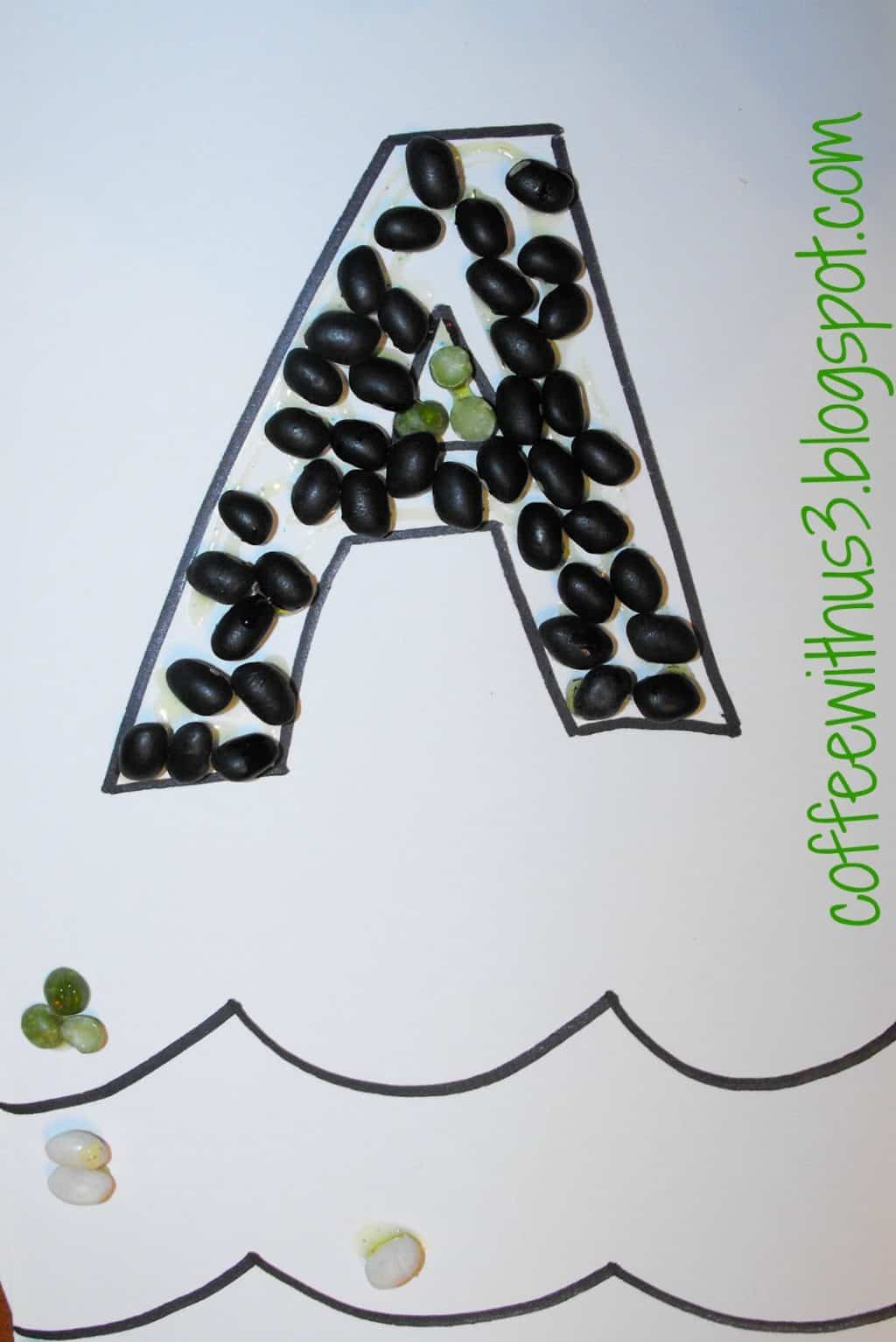 Fine Motor Craft Using Beans | Coffee With Us 3