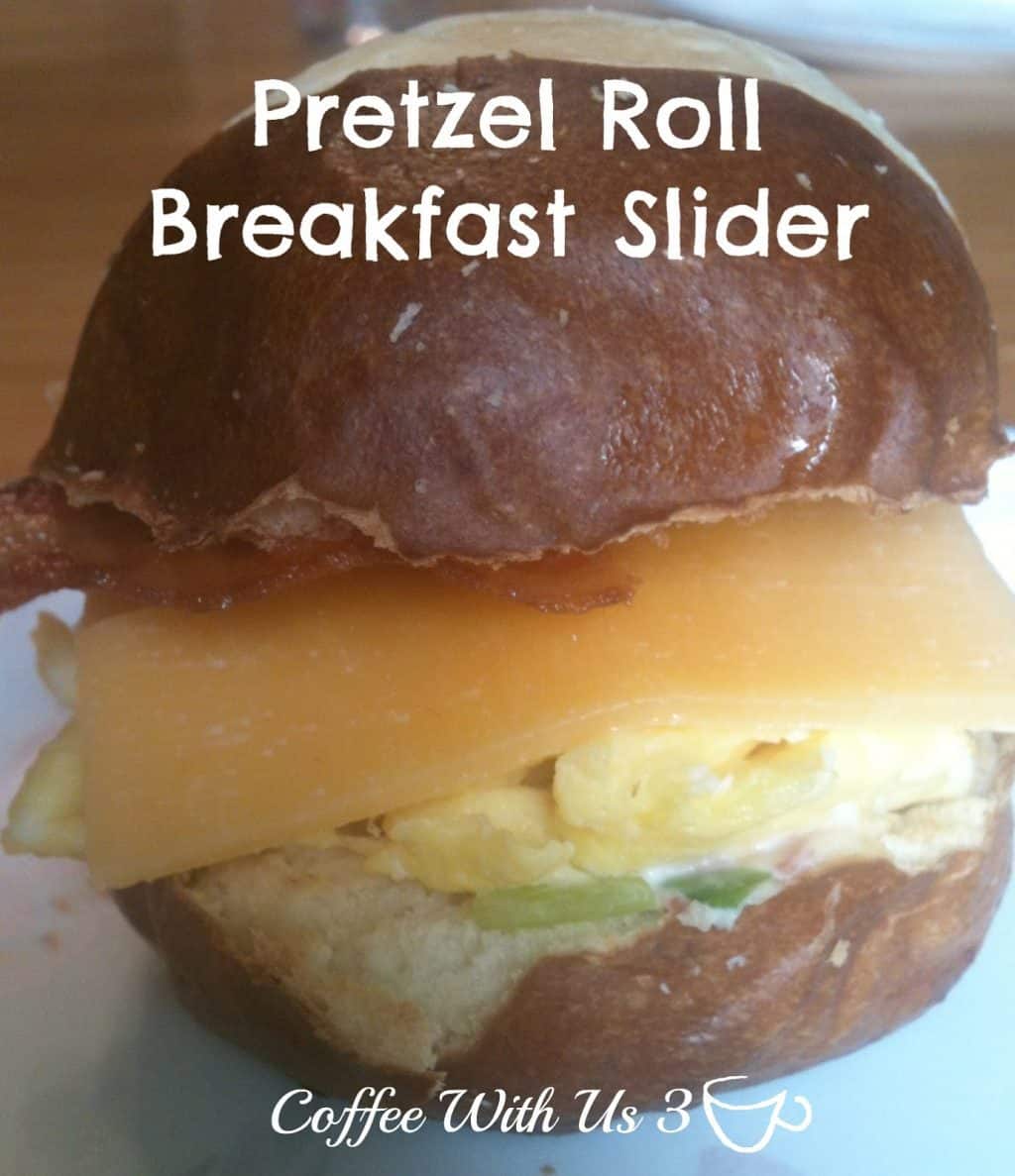 Pretzel Roll Breakfast Sliders | Coffee With Us 3