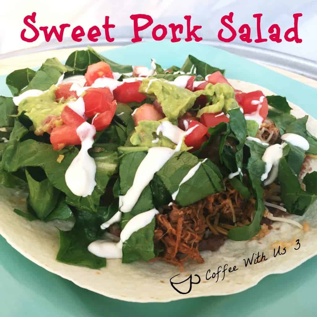 Knock-Off Cafe Rio Sweet Pork Salad | Coffee With Us 3